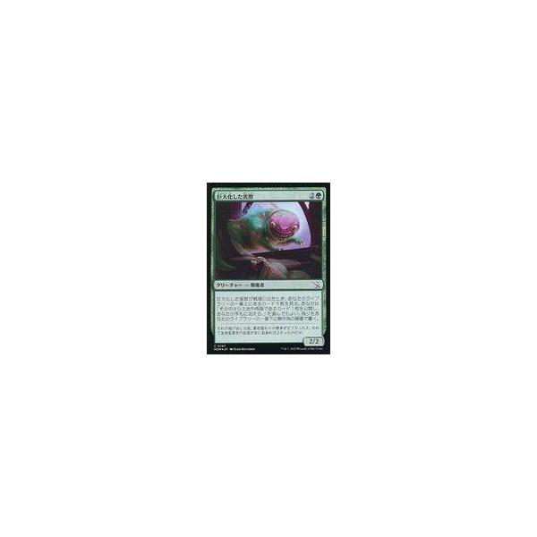 商品名：中古マジックザギャザリング 0197[C]：【MOM】【FOIL】巨大化した害獣/Overgrown Pestマジックザギャザリング/日本語版FOIL/C/緑/機械兵団の進軍分類：緑/レア度：C