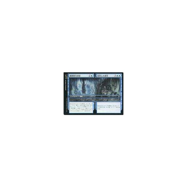 商品名：中古マジックザギャザリング 0065[C]：【DSK】【FOIL】食肉用冷凍室+冠水した食堂/Meat Locker+Drowned Dinerマジックザギャザリング/日本語版FOIL/C/青/ダスクモーン：戦慄の館分類：青/レア度：C