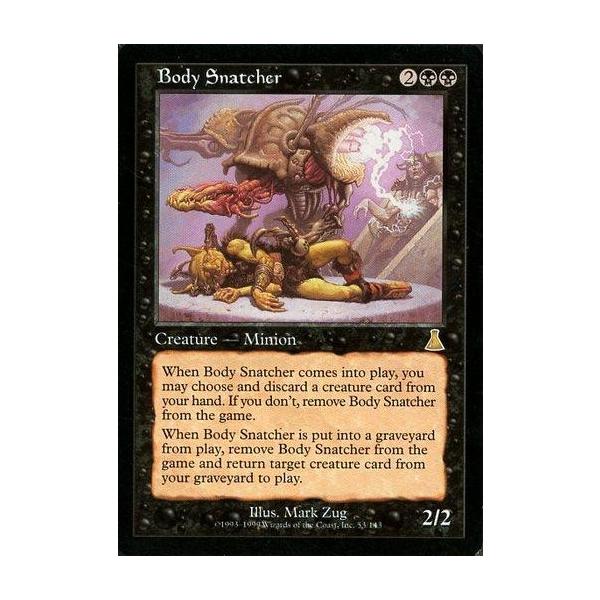 商品名：中古マジックザギャザリング 53/143[R]：【UDS】Body Snatcher/ボディ・スナッチャーマジックザギャザリング/英語版/R/黒/Urza’s Destiny(ウルザズ・デスティニー)分類：黒/レア度：Rシリーズ：U...