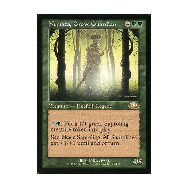 商品名：中古マジックザギャザリング 85/143[R]：【PLS】Nemata  Grove Guardian/木立ちの守護者ネマタマジックザギャザリング/英語版/R/緑/Planeshift(プレーンシフト)分類：緑/レア度：Rシリーズ：...