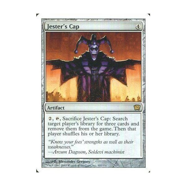 商品名：中古マジックザギャザリング 301/350[R]：【9ED】Jester’s Cap/道化の帽子マジックザギャザリング/英語版/R/アーティファクト/第9版分類：アーティファクト/レア度：Rシリーズ：第9版商品解説■「マジック：ザ・...