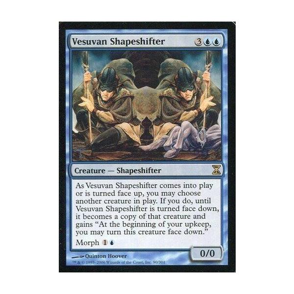 商品名：中古マジックザギャザリング 90/301[R]：【TSP】Vesuvan Shapeshifter/ヴェズーヴァの多相の戦士マジックザギャザリング/英語版/R/青/時のらせん分類：青/レア度：Rシリーズ：時のらせん商品解説■「マジッ...