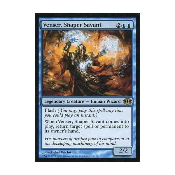 商品名：中古マジックザギャザリング 46/180[R]：【FUT】Venser Shaper Savant/造物の学者、ヴェンセールマジックザギャザリング/英語版/R/青/未来予知分類：青/レア度：Rシリーズ：未来予知商品解説■「マジック：...