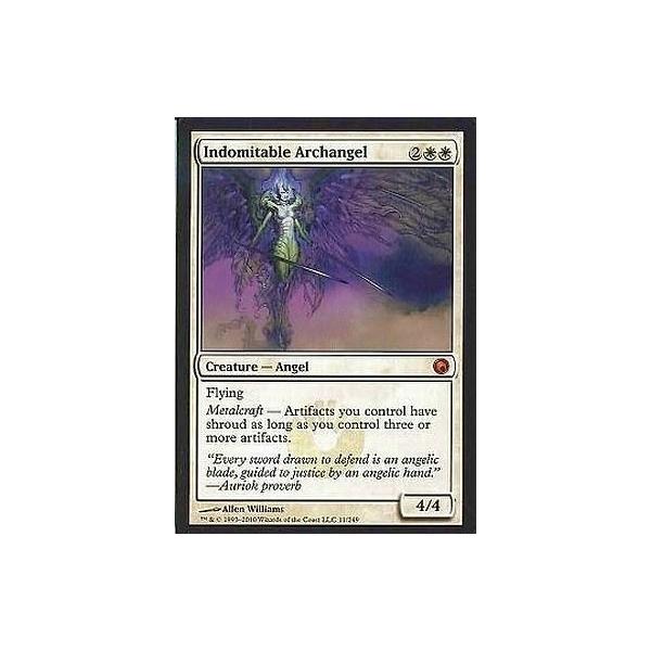 商品名：中古マジックザギャザリング 11/249[神話R]：【SOM】Indomitable Archangel/不退転の大天使マジックザギャザリング/英語版/神話R/白/ミラディンの傷跡分類：白/レア度：神話Rシリーズ：ミラディンの傷跡商...