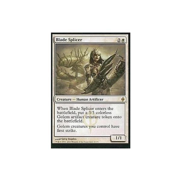 商品名：中古マジックザギャザリング 4/175[R]：【NPH】Blade Splicer/刃の接合者マジックザギャザリング/英語版/R/白/新たなるファイレクシア分類：白/レア度：Rシリーズ：新たなるファイレクシア商品解説■「マジック：ザ...