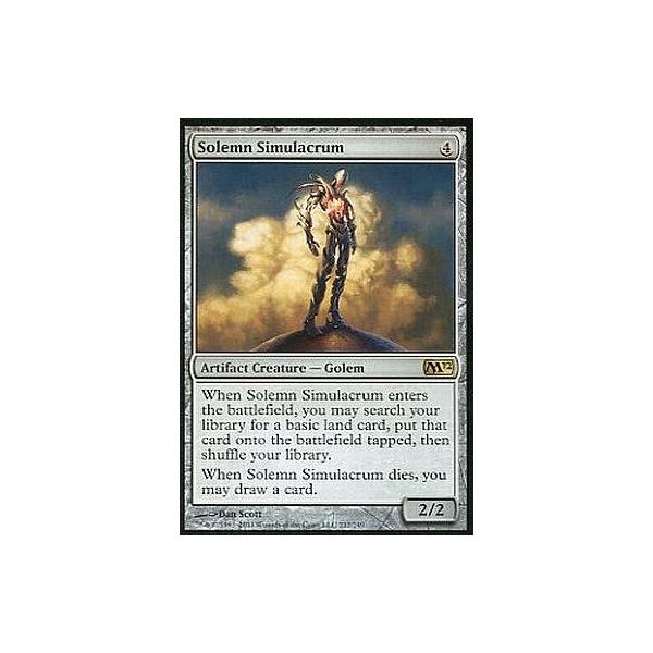 商品名：中古マジックザギャザリング 217/249[R]：【M12】Solemn Simulacrum/真面目な身代わりマジックザギャザリング/英語版/R/アーティファクト/基本セット2012分類：アーティファクト/レア度：Rシリーズ：基本...