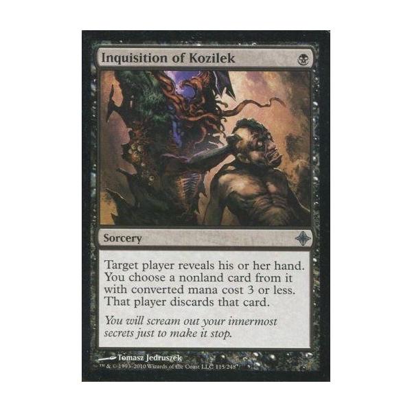 商品名：中古マジックザギャザリング 115/248[U]：【ROE】Inquisition of Kozilek/コジレックの審問マジックザギャザリング/英語版/U/黒/エルドラージ覚醒分類：黒/レア度：Uシリーズ：エルドラージ覚醒商品解説...