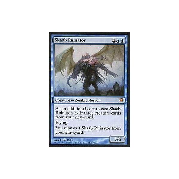 商品名：中古マジックザギャザリング 77/264[神話R]：【ISD】Skaab Ruinator/スカーブの殲滅者マジックザギャザリング/英語版/神話R/青/Innistrad(イニストラード)分類：青/レア度：神話R