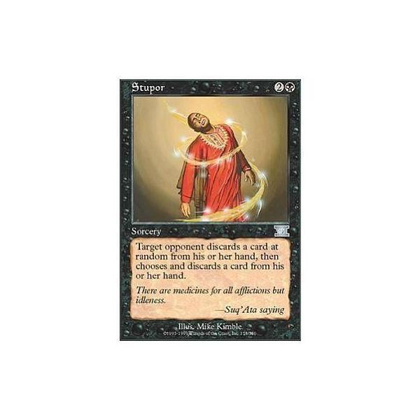 商品名：中古マジックザギャザリング 158/360[U]：【6ED】Stupor/呆然マジックザギャザリング/英語版/U/黒/第6版(CLASSIC)分類：黒/レア度：Uシリーズ：第6版(CLASSIC)商品解説■「マジック：ザ・ギャザリン...