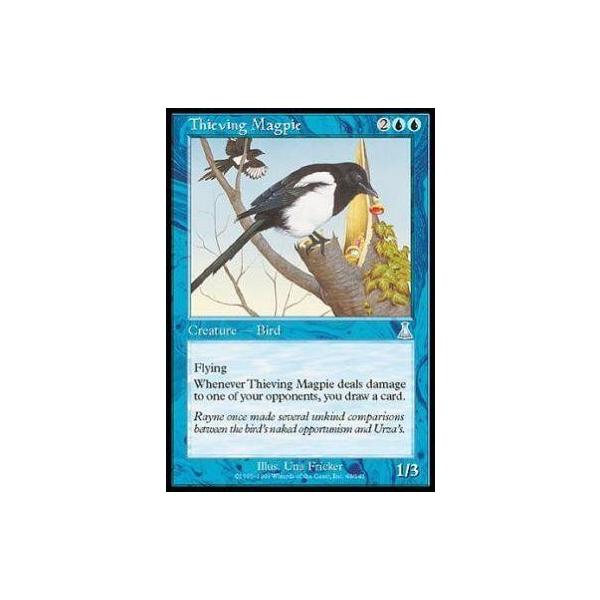 商品名：中古マジックザギャザリング 49/143[U]：【UDS】Thieving Magpie/泥棒カササギマジックザギャザリング/英語版/U/青/Urza’s Destiny(ウルザズ・デスティニー)分類：青/レア度：Uシリーズ：Urz...