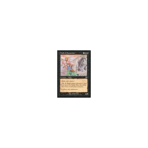 商品名：中古マジックザギャザリング 171/350[C]：【MMQ】Wall of Distortion/ひずみの壁マジックザギャザリング/英語版/C/黒/MERCADIAN MASQUES(メルカディアンマスクス)分類：黒/レア度：Cシリ...