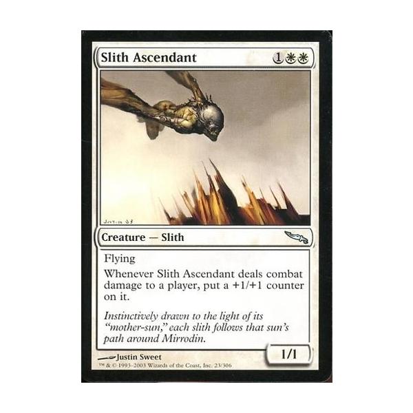 商品名：中古マジックザギャザリング 23/306[U]：【MRD】Slith Ascendant/上昇スリスマジックザギャザリング/英語版/U/白/Mirrodin(ミラディン)分類：白/レア度：Uシリーズ：Mirrodin(ミラディン)商...