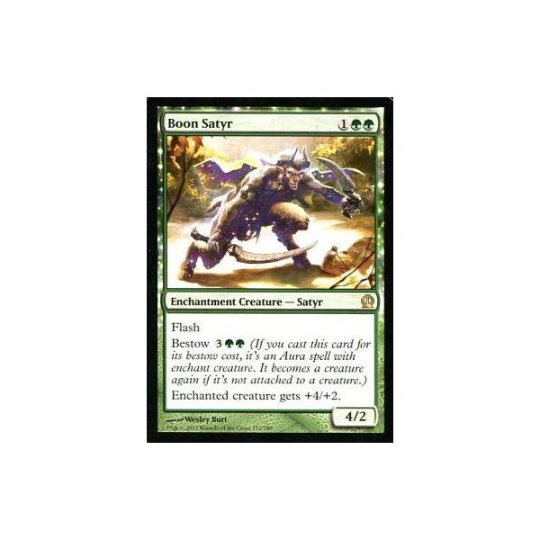 商品名：中古マジックザギャザリング [R]：Boon Satyr/加護のサテュロスマジックザギャザリング/英語版/R/テーロス/緑分類：緑/レア度：R分類：緑/レア度：R