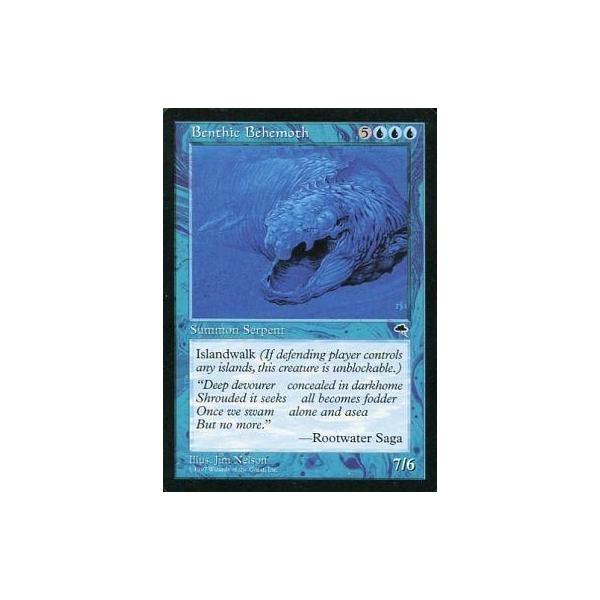 商品名：中古マジックザギャザリング [R]：Benthic Behemoth/水底のビヒモスマジックザギャザリング/英語版/R/Tempest(テンペスト)/青分類：青/レア度：R分類：青/レア度：R