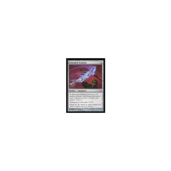 商品名：中古マジックザギャザリング 119/165[U]：【5DN】Ensouled Scimitar/魂込めの円月刀マジックザギャザリング/英語版/U/アーティファクト/FIFTH DAWN(フィフス・ドーン)分類：アーティファクト/レア度：U