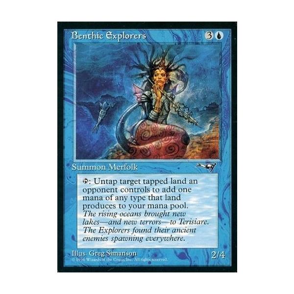商品名：中古マジックザギャザリング [C]：Benthic Explorers【B】マジックザギャザリング/英語版/C/Alliances(アライアンス)/青分類：青/レア度：C分類：青/レア度：C