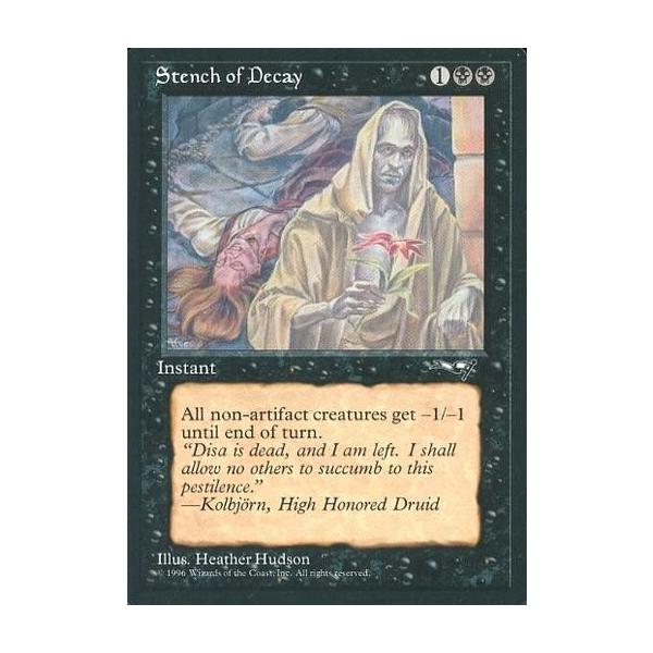 商品名：中古マジックザギャザリング [C]：Stench of Decay【B】マジックザギャザリング/英語版/C/Alliances(アライアンス)/黒分類：黒/レア度：C分類：黒/レア度：C