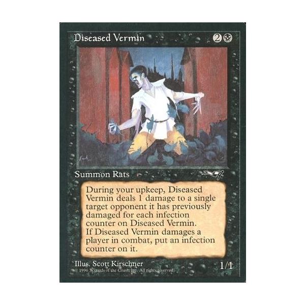 商品名：中古マジックザギャザリング [U]：Diseased Verminマジックザギャザリング/英語版/U/Alliances(アライアンス)分類：黒/レア度：Uシリーズ：Alliances(アライアンス)商品解説■「マジック：ザ・ギャザ...
