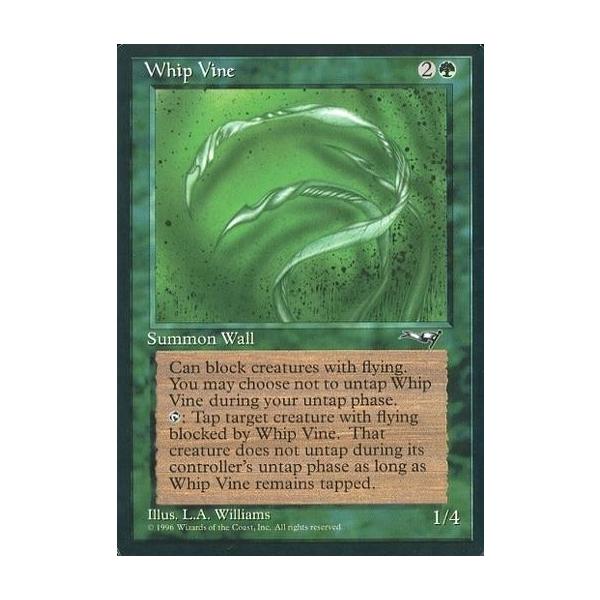 商品名：中古マジックザギャザリング [C]：Whip Vine【A】マジックザギャザリング/英語版/C/Alliances(アライアンス)/緑分類：緑/レア度：C分類：緑/レア度：C