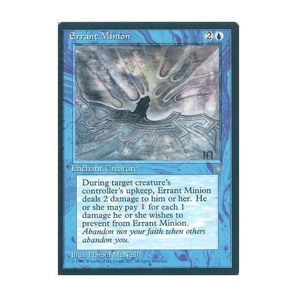 商品名：中古マジックザギャザリング [C]：Errant Minionマジックザギャザリング/英語版/C/Ice Age(アイスエイジ)/青分類：青/レア度：C分類：青/レア度：C