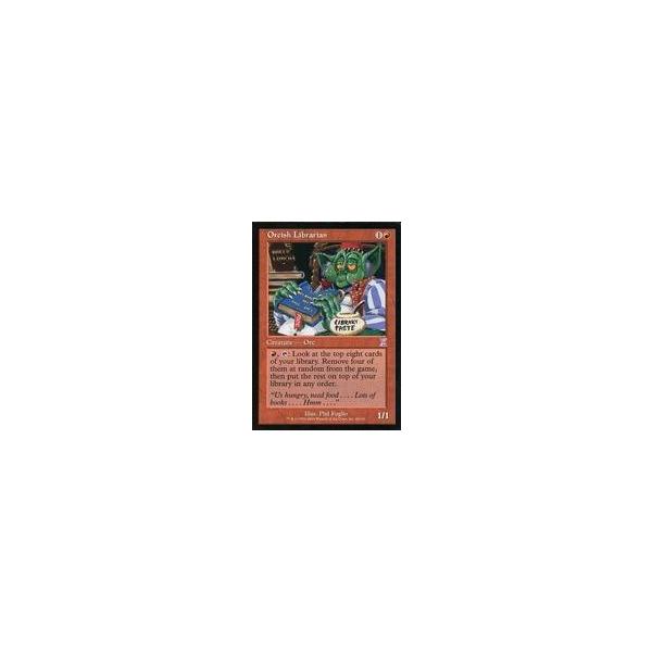 商品名：中古マジックザギャザリング 66/121[タイムシフト]：【TSP】【旧枠】Orcish Librarian/オークの司書マジックザギャザリング/英語版/タイムシフト/赤/時のらせん分類：赤/レア度：タイムシフトシリーズ：時のらせん...