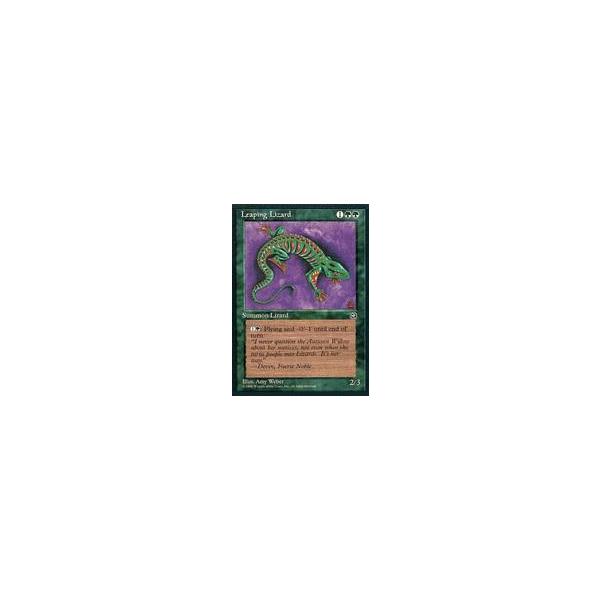商品名：中古マジックザギャザリング [C]：Leaping Lizardマジックザギャザリング/英語版/C/Homelands(ホームランド)/緑分類：緑/レア度：C分類：緑/レア度：C
