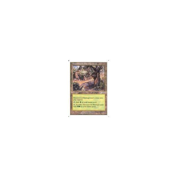 商品名：中古マジックザギャザリング 73/90[U]：【BTD】【白枠】Havenwood Battleground/ヘイヴンウッドの古戦場マジックザギャザリング/英語版/U/土地/ギフトボックスシリーズ「ビートダウン」分類：土地/レア度：...