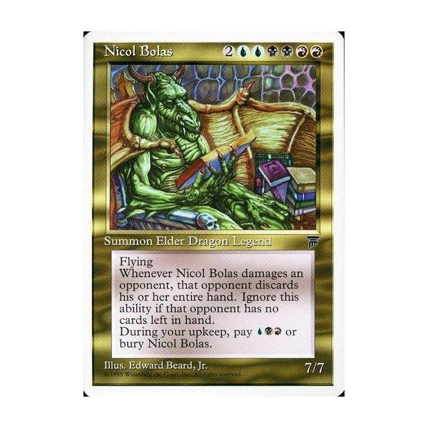 商品名：中古マジックザギャザリング [U]：Nicol Bolas/ニコル・ボーラスマジックザギャザリング/英語版/U/Chronicles(クロニクル)分類：マルチカラー/レア度：Uシリーズ：Chronicles(クロニクル)商品解説■「...