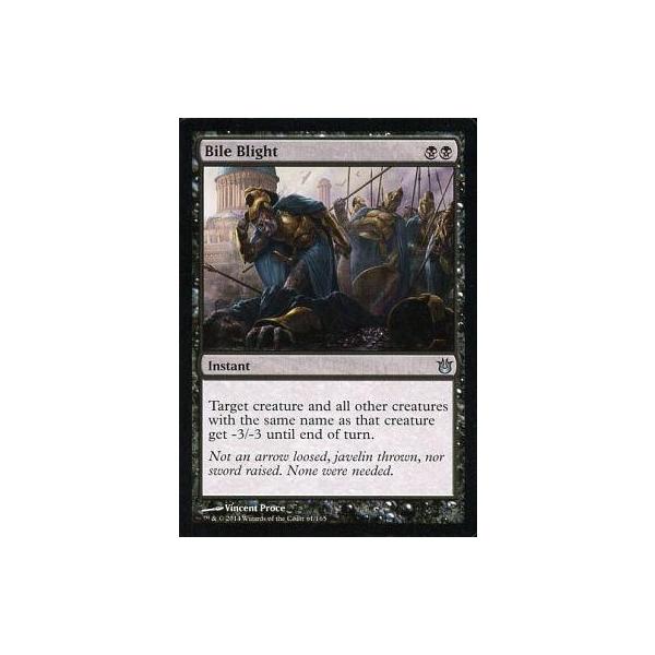 商品名：中古マジックザギャザリング [UC]：Bile Blight/胆汁病マジックザギャザリング/英語版/UC/神々の軍勢(Born of the Gods)/黒分類：黒/レア度：UC分類：黒/レア度：UC