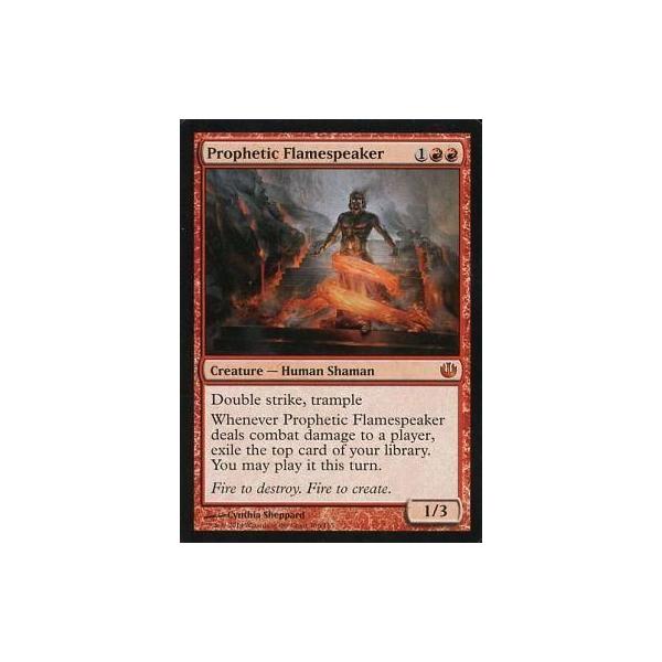 商品名：中古マジックザギャザリング [神話R]：Prophetic Flamespeaker/予言の炎語りマジックザギャザリング/英語版/神話R/ニクスへの旅/赤分類：赤/レア度：神話R分類：赤/レア度：神話R