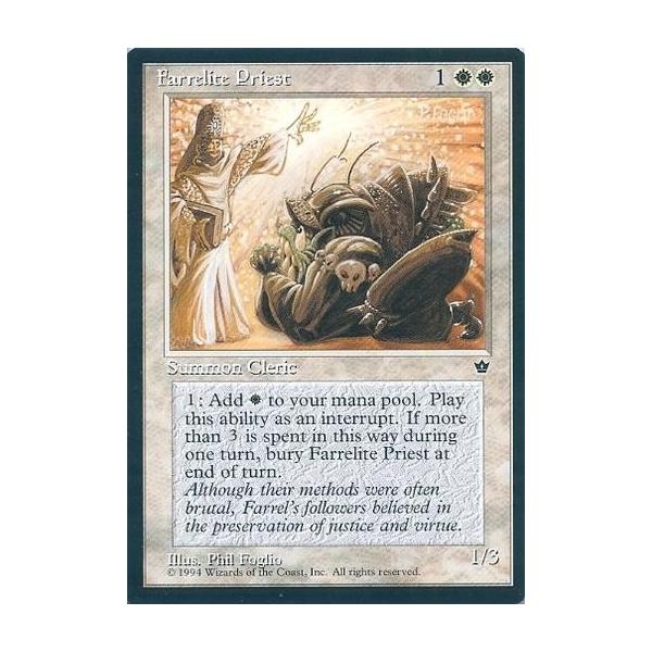 商品名：中古マジックザギャザリング [U]：Farrelite Priesマジックザギャザリング/英語版/U/フォールン・エンパイア分類：白/レア度：Uシリーズ：フォールン・エンパイア商品解説■「マジック：ザ・ギャザリングの世界では、あなた...