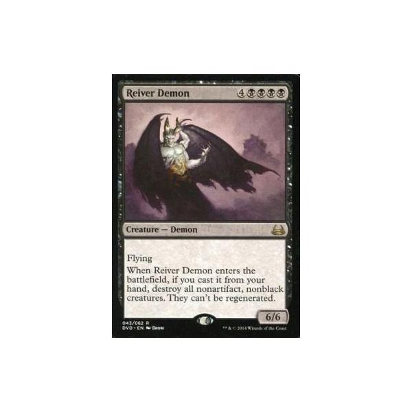 商品名：中古マジックザギャザリング 043/062[R]：【DVD】Reiver Demon/強奪する悪魔マジックザギャザリング/英語版/R/黒/Duel Decks： Anthology「ディヴァインvsデモニック」分類：黒/レア度：Rシ...