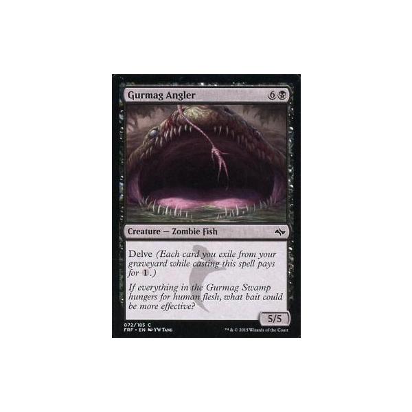 商品名：中古マジックザギャザリング [C]：Gurmag Angler/グルマグのアンコウマジックザギャザリング/英語版/C/運命再編/黒分類：黒/レア度：C分類：黒/レア度：C