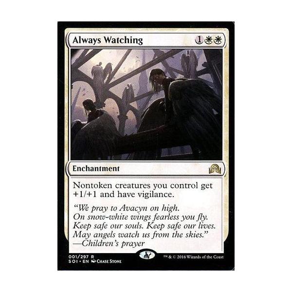 商品名：中古マジックザギャザリング [R]：Always Watching/永遠の見守りマジックザギャザリング/英語版/R/イニストラードを覆う影/白分類：白/レア度：R分類：白/レア度：R