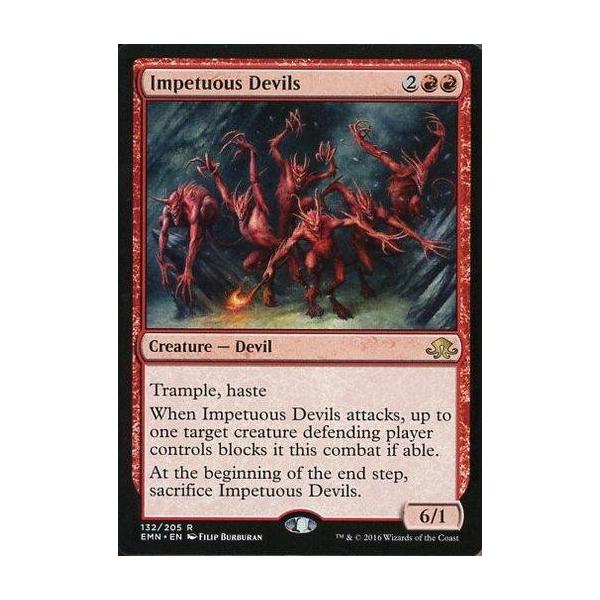 商品名：中古マジックザギャザリング [R]：Impetuous Devils/性急な悪魔マジックザギャザリング/英語版/R/異界月/赤分類：赤/レア度：R分類：赤/レア度：R