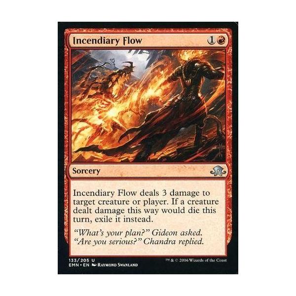 商品名：中古マジックザギャザリング [UC]：Incendiary Flow/焼夷流マジックザギャザリング/英語版/UC/異界月/赤分類：赤/レア度：UC分類：赤/レア度：UC