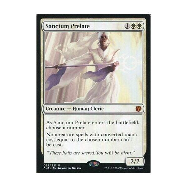 商品名：中古マジックザギャザリング 023/221[神話R]：【CN2】Sanctum Prelate/聖域の僧院長マジックザギャザリング/英語版/神話R/白/コンスピラシー：王位争奪分類：白/レア度：神話Rシリーズ：コンスピラシー：王位争...