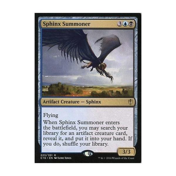 商品名：中古マジックザギャザリング 223/351[R]：【C16】Sphinx Summoner/スフィンクスの召喚士マジックザギャザリング/英語版/R/マルチカラー/統率者2016分類：マルチカラー/レア度：R