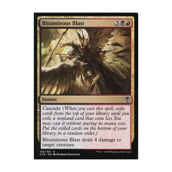 商品名：中古マジックザギャザリング 182/351[U]：【C16】Bituminous Blast/瀝青破マジックザギャザリング/英語版/U/マルチカラー/統率者2016分類：マルチカラー/レア度：U