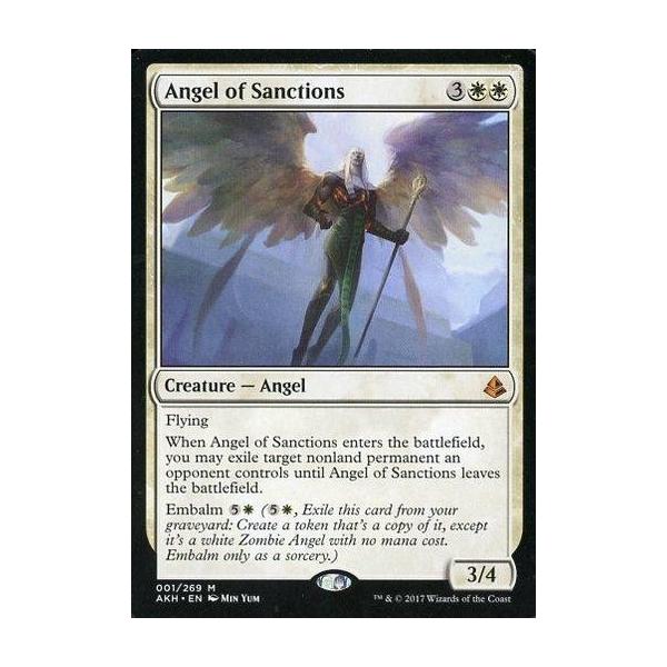 商品名：中古マジックザギャザリング [神話R]：Angel of Sanctions/賞罰の天使マジックザギャザリング/英語版/神話R/アモンケット/白分類：白/レア度：神話R分類：白/レア度：神話R