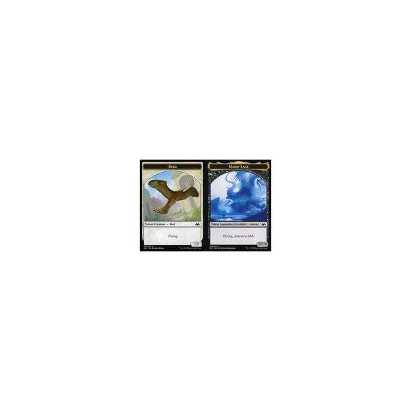 商品名：中古マジックザギャザリング 003/021・006/021[トークン]：【MH1】BIRD/MARIT LAGE/鳥/マリット・レイジマジックザギャザリング/英語版/トークン/白/黒/モダンホライゾン分類：白/黒/レア度：トークンシ...