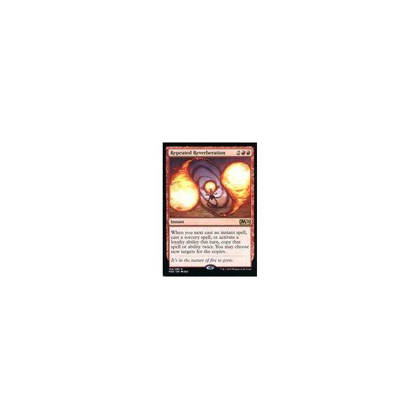 商品名：中古マジックザギャザリング [R]：Repeated Reverberation/反復する反響マジックザギャザリング/英語版/R/基本セット2020/赤分類：赤/レア度：R分類：赤/レア度：R