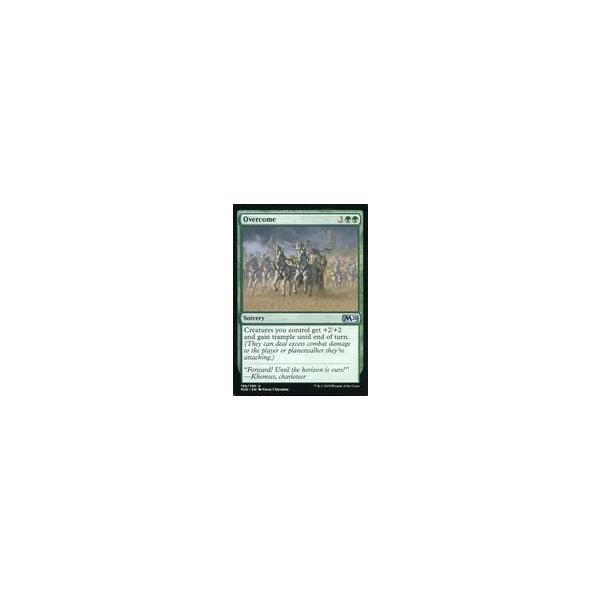 商品名：中古マジックザギャザリング [UC]：Overcome/超克マジックザギャザリング/英語版/UC/基本セット2020/緑分類：緑/レア度：UC分類：緑/レア度：UC