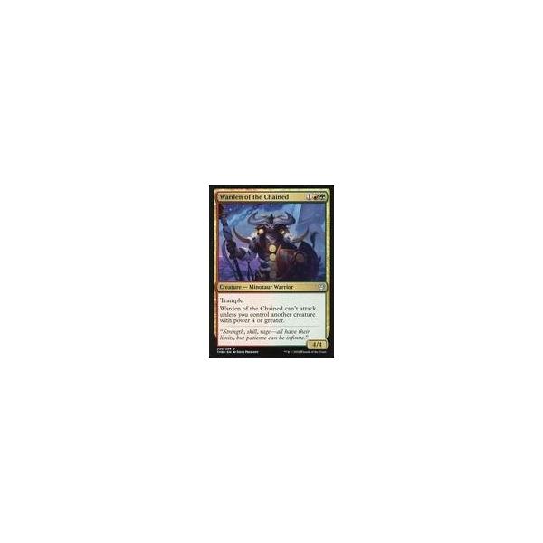 商品名：中古マジックザギャザリング [UC] ： Warden of the Chained/繋がれた者の番人マジックザギャザリング/英語版/UC/テーロス還魂記/マルチカラー分類：マルチカラー/レア度：UC
