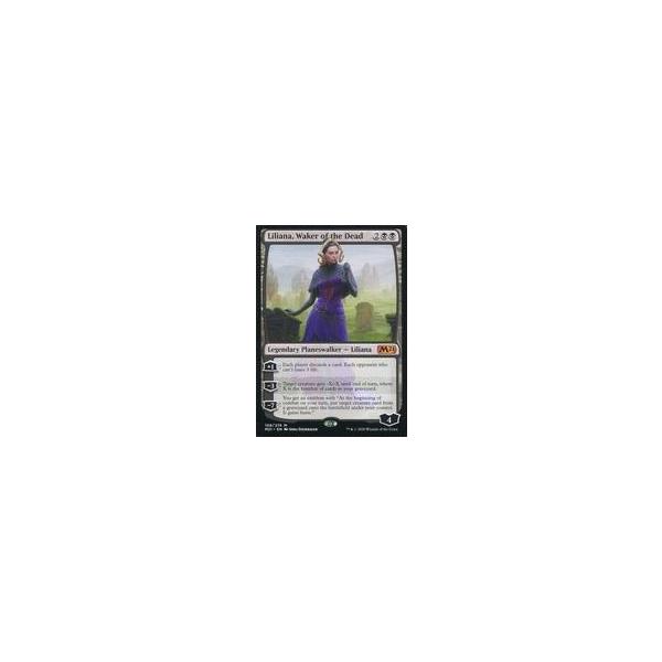 商品名：中古マジックザギャザリング 108/274[神話R]：【M21】Liliana  Waker of the Dead/死者を目覚めさせる者、リリアナマジックザギャザリング/英語版/神話R/黒/基本セット2021分類：黒/レア度：神話...