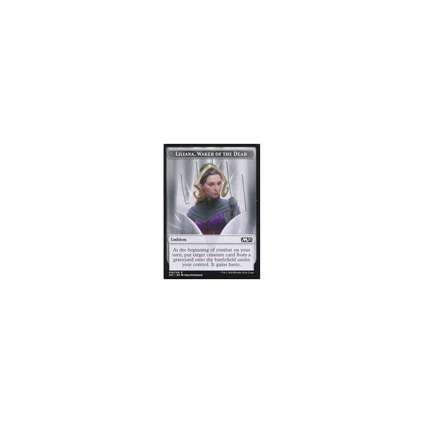 商品名：中古マジックザギャザリング 018/018[トークン]：【M21】LILIANA  WAKER OF THE DEAD/死者を目覚めさせる者、リリアナマジックザギャザリング/英語版/トークン/アーティファクト/基本セット2021分類...