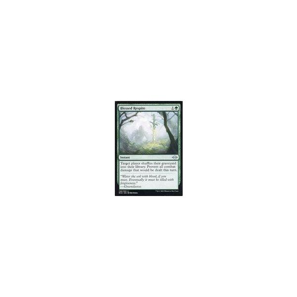 商品名：中古マジックザギャザリング 150/303[U]：【MH2】Blessed Respite/幸いなる休止マジックザギャザリング/英語版/U/緑/モダンホライゾン2分類：緑/レア度：Uシリーズ：モダンホライゾン2商品解説■「マジック：...