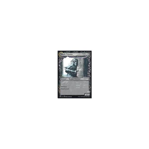 商品名：中古マジックザギャザリング 291[C]：【MID】【秋分仕様】Shady Traveler/Stalking Predator/不審な旅行者/忍び寄る捕食者マジックザギャザリング/英語版/C/黒/イニストラード：真夜中の狩り分類：...