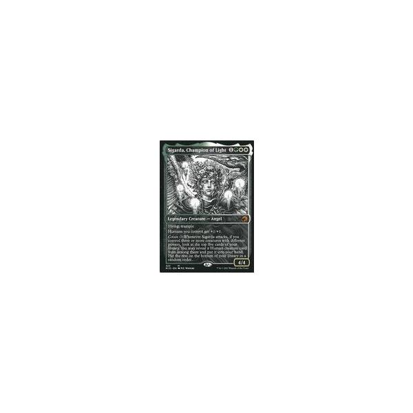 商品名：中古マジックザギャザリング 323[神話R]：【MID】【永遠の夜仕様】Sigarda  Champion of Light/光の勇者、シガルダマジックザギャザリング/英語版/神話R/マルチカラー/イニストラード：真夜中の狩り分類：...