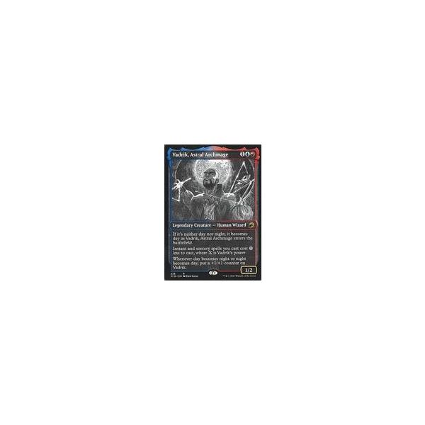 商品名：中古マジックザギャザリング 325[R]：【MID】【永遠の夜仕様】Vadrik  Astral Archmage/星の大魔導師、ヴァドリックマジックザギャザリング/英語版/R/マルチカラー/イニストラード：真夜中の狩り分類：マルチ...